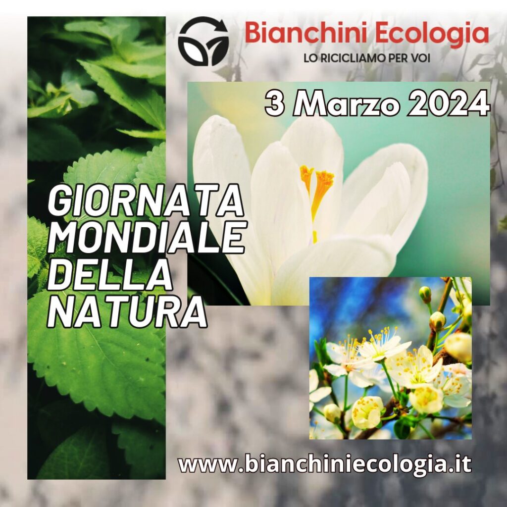 GIORNATA MONDIALE DELLA NATURA 3 MARZO 2024 - BIANCHINI ECOLOGIA